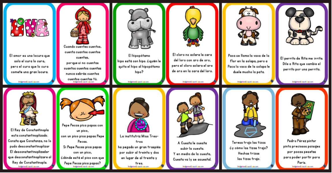 trabalenguas Archivos - Imagenes Educativas