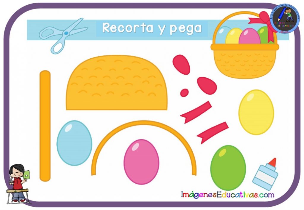 FICHAS DESTREZAS MOTRICES recorta y pega - Imagenes Educativas