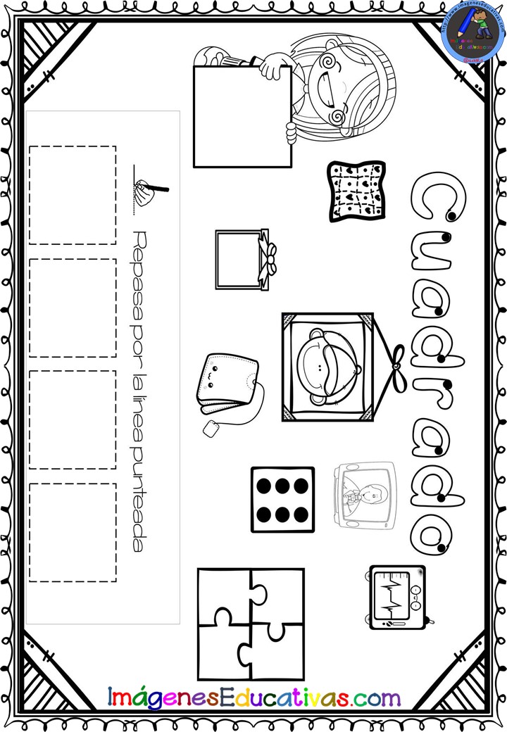 Cuaderno para trabajar las Formas Geométricas (5) - Imagenes Educativas