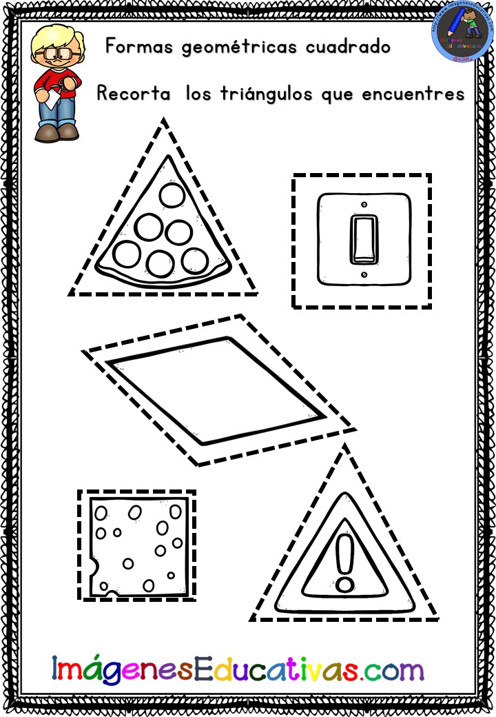 Cuaderno para trabajar las Formas Geométricas (7) - Imagenes Educativas