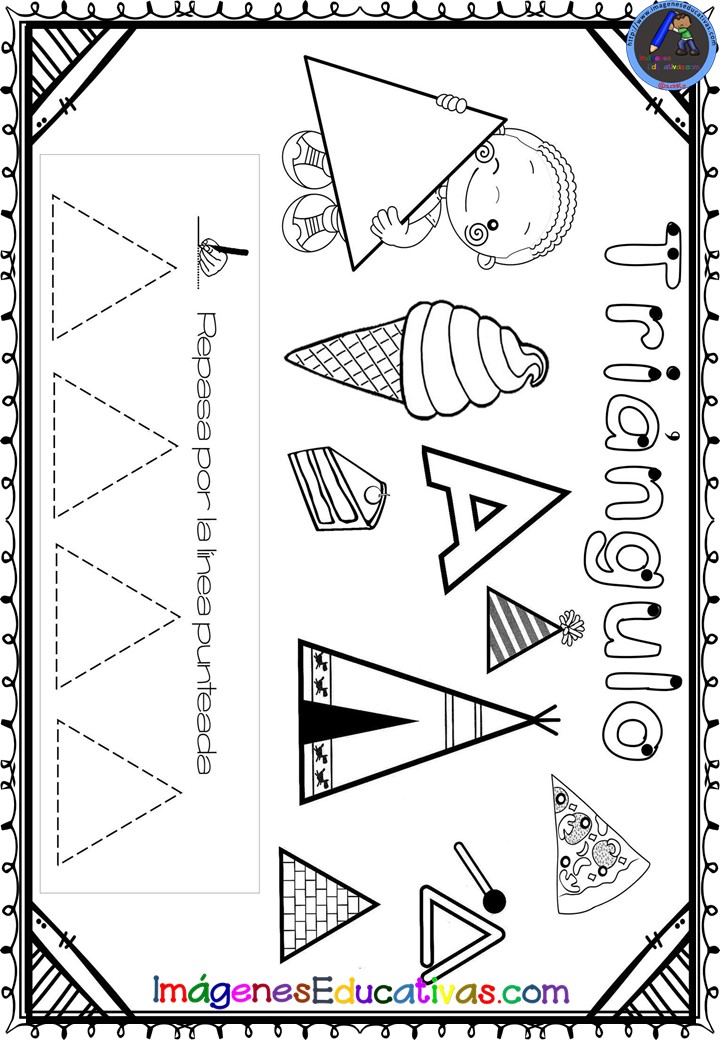 Cuaderno para trabajar las Formas Geométricas (9) - Imagenes Educativas