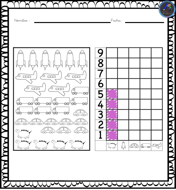 El gráfico de los números - Imagenes Educativas