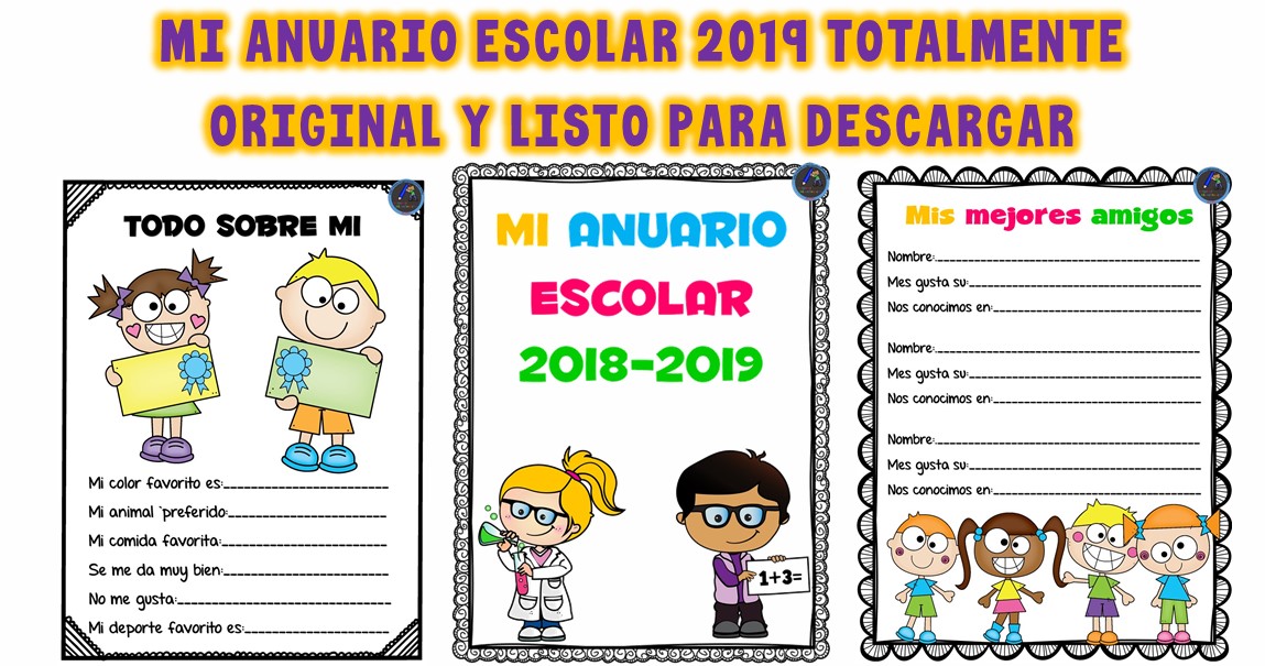 Mi anuario escolar 2019 totalmente original y listo para descargar ...