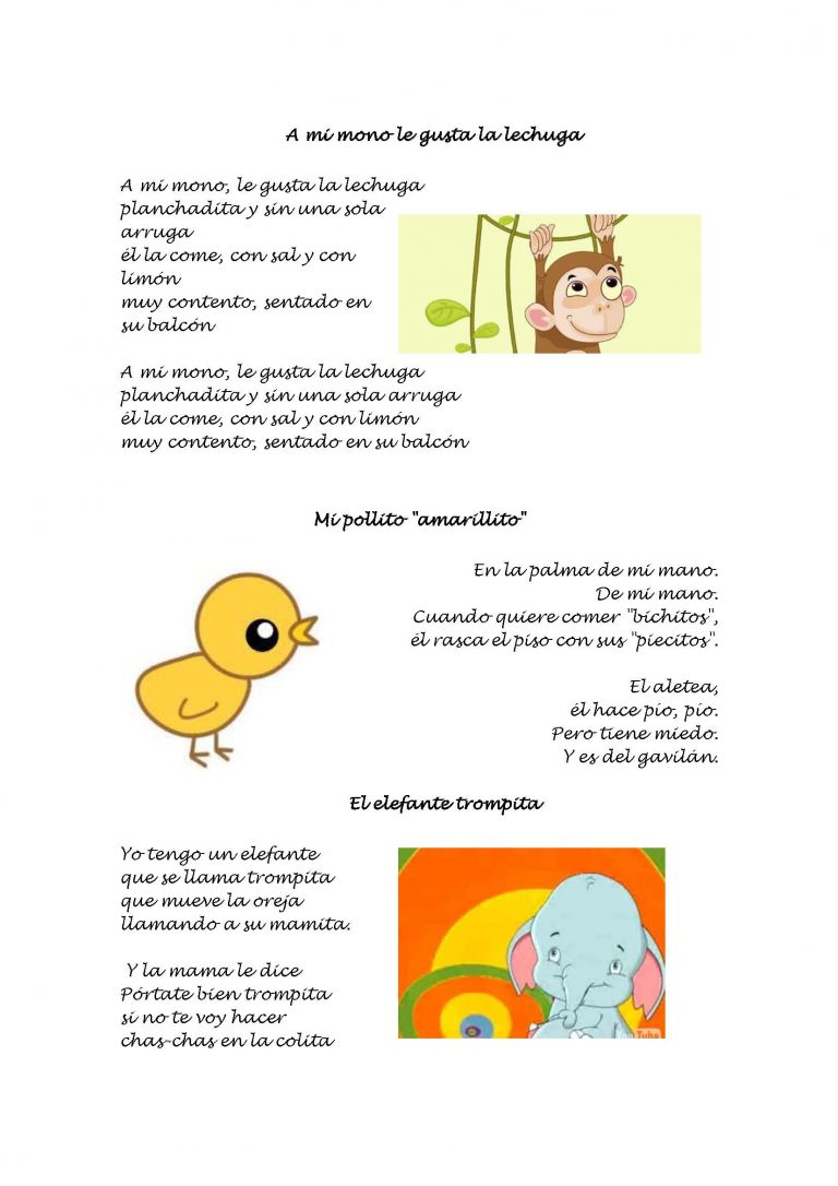 Colección de Canciones infantiles ordenadas por temas - Imagenes Educativas