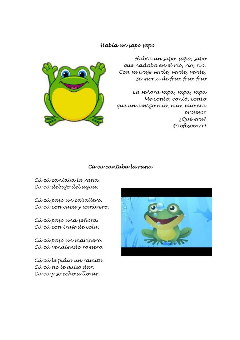 Colección de Canciones infantiles ordenadas por temas - Imagenes Educativas