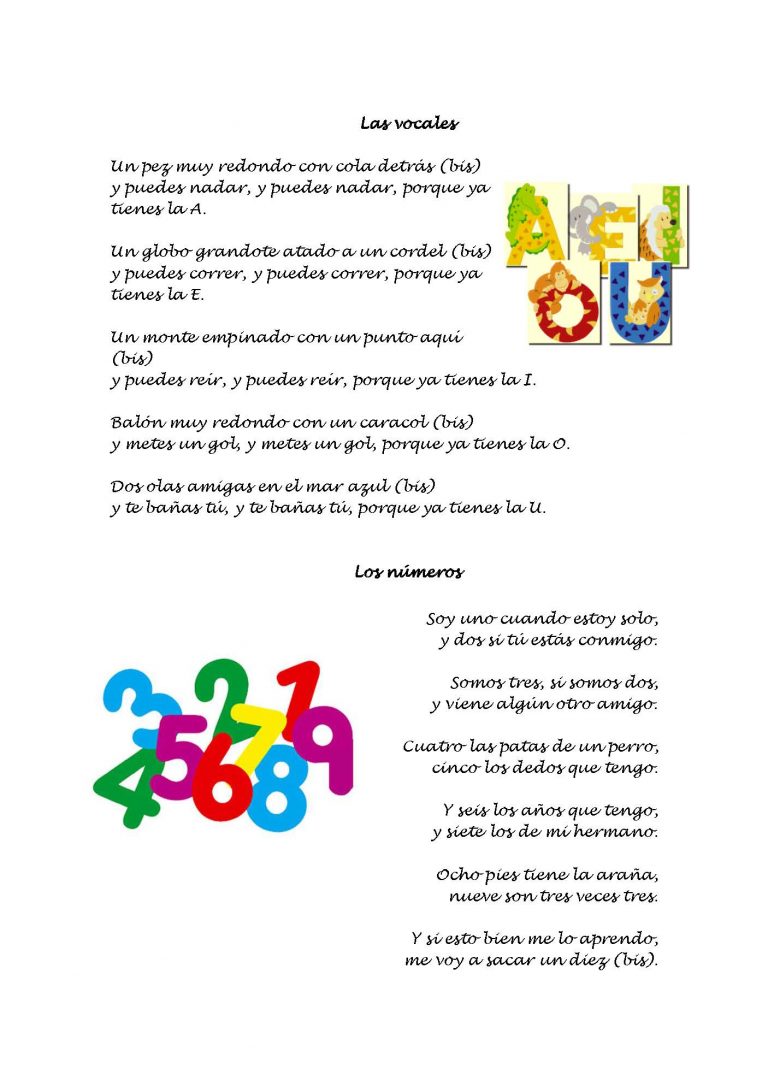 Colección de Canciones infantiles ordenadas por temas - Imagenes Educativas