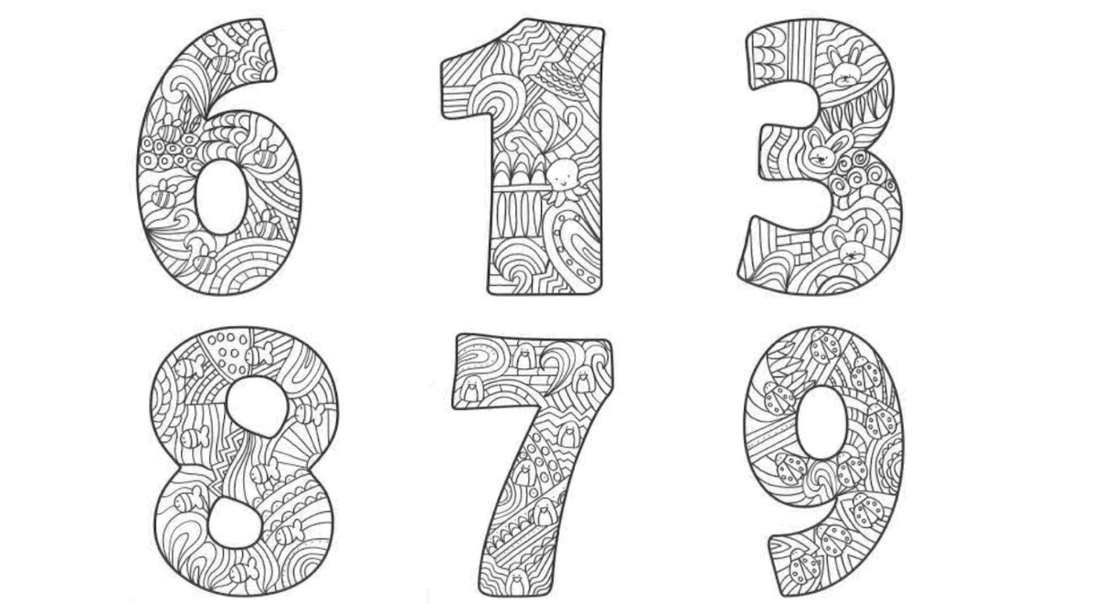 FANTÁSTICOS numdalas MANDALAS DE NÚMEROS LISTAS PARA COLOREAR ...