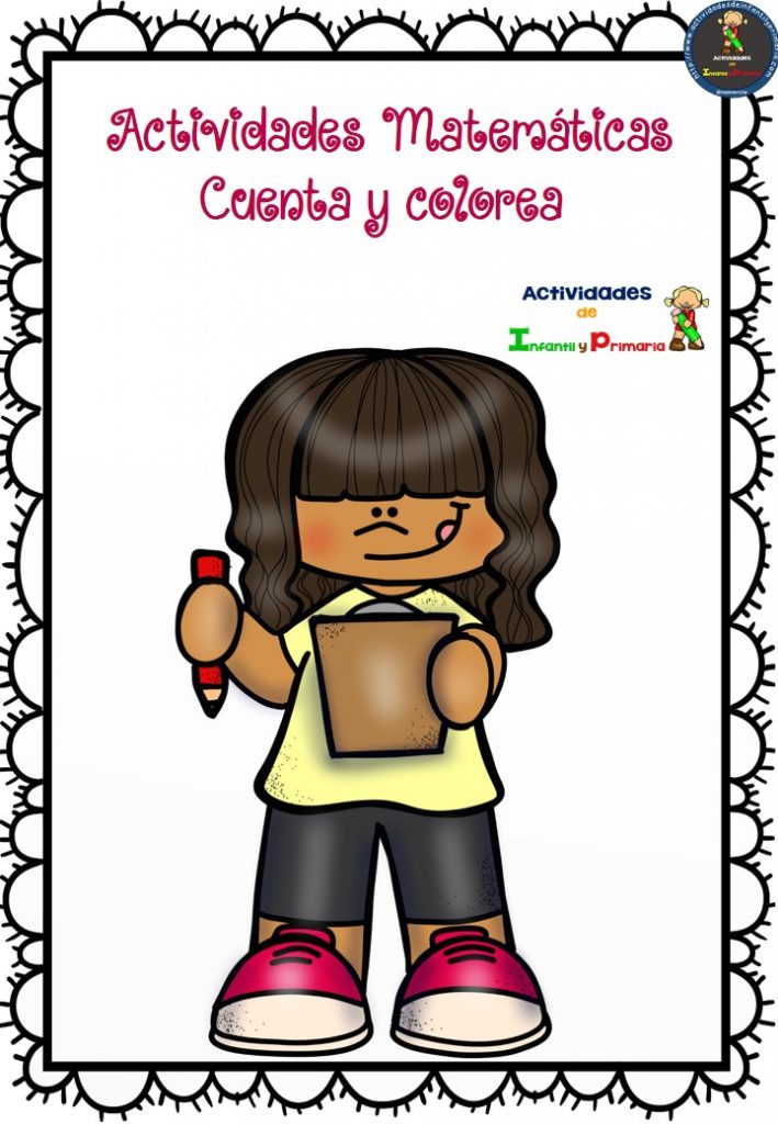 Actividades matemáticas. cuenta y colorea - Imagenes Educativas