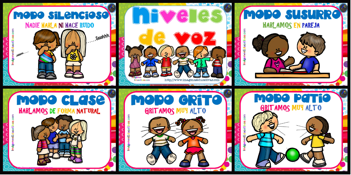niveles de voz Archivos - Imagenes Educativas