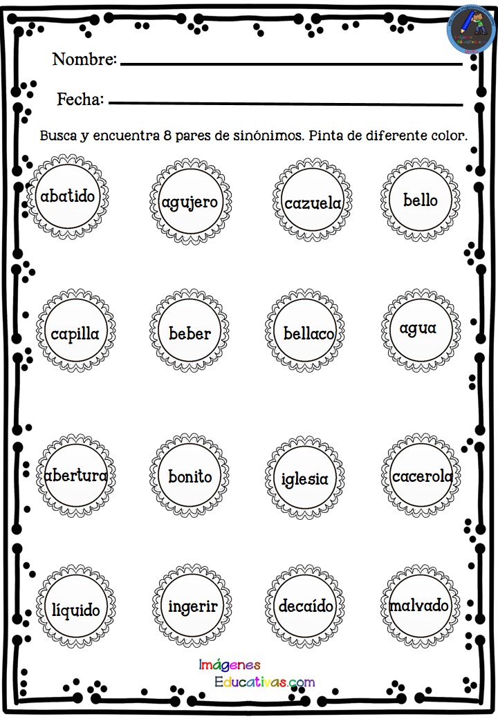 nuevas fichas para trabajar los sinónimos y antónimos (3) - Imagenes ...
