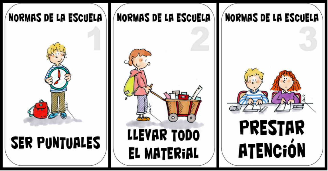 NORMAS DE CLASE y CONVIVENCIA CON ESTILO - Imagenes Educativas