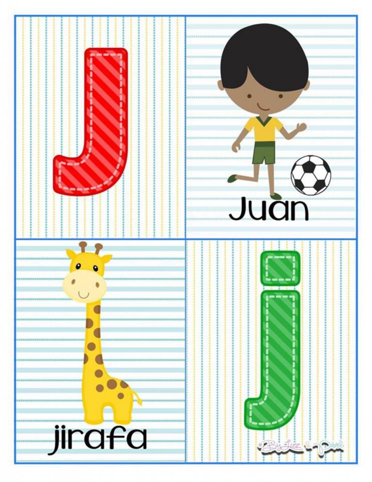 Tarjetas para trabajar el abecedario - Imagenes Educativas