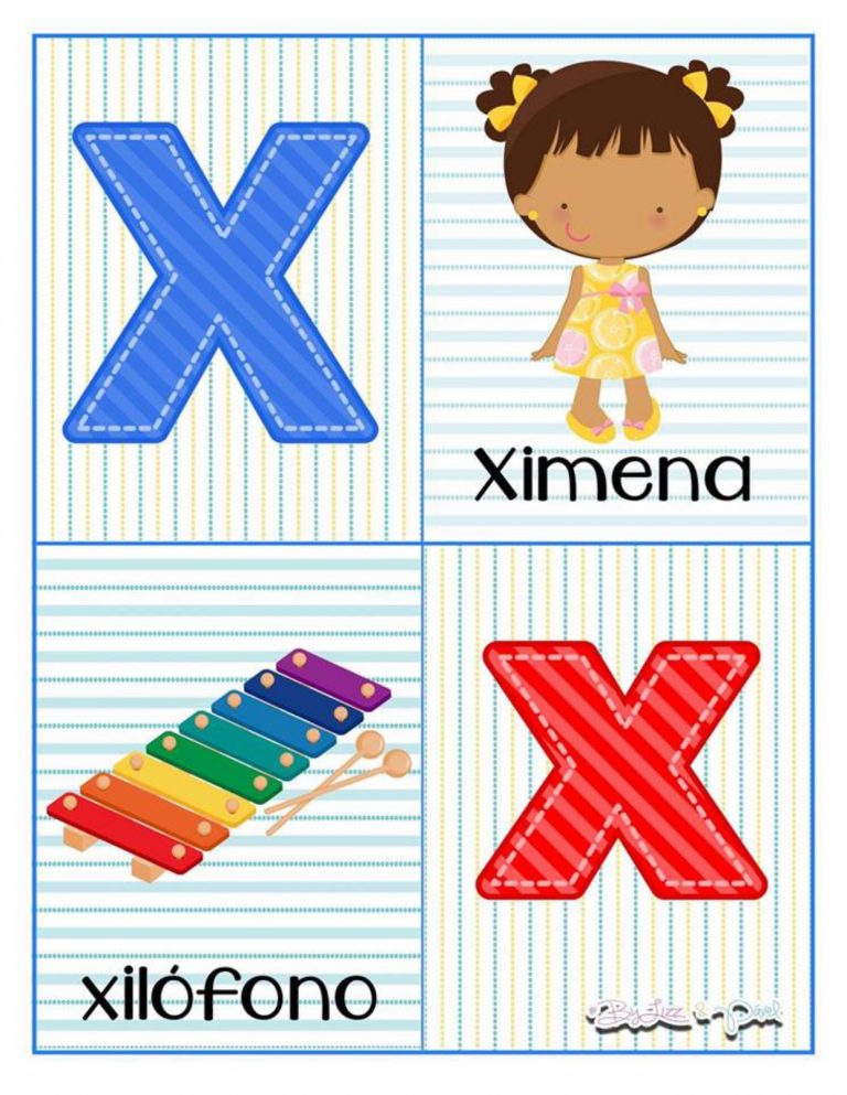 Tarjetas para trabajar el abecedario - Imagenes Educativas