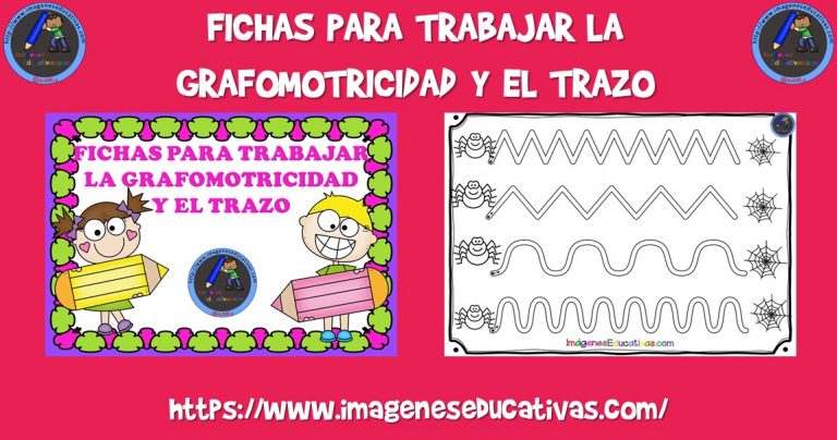 Fichas para trabajar la GRAFOMOTRICIDAD y el TRAZO - Imagenes Educativas