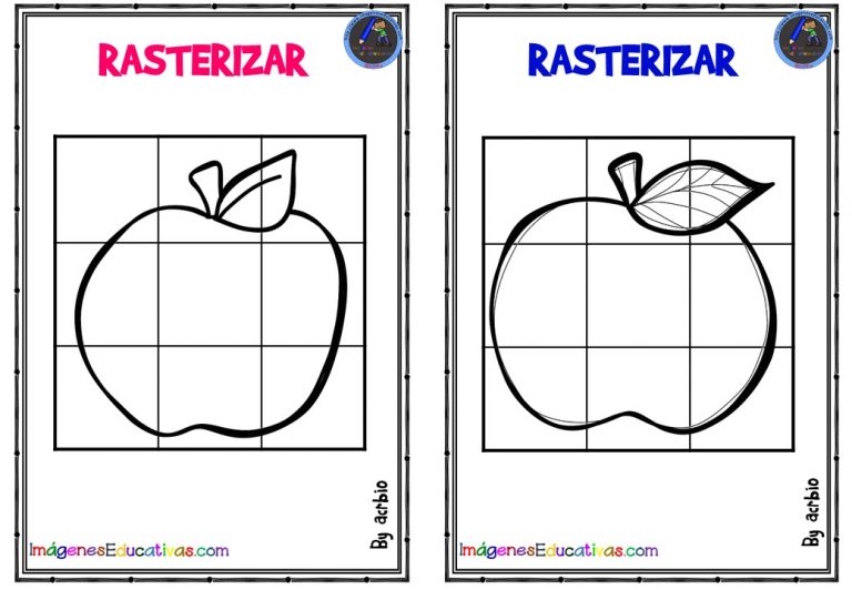 Trabajamos la creatividad rasterización - Imagenes Educativas