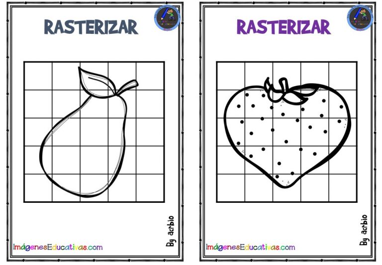 Trabajamos la creatividad rasterización - Imagenes Educativas