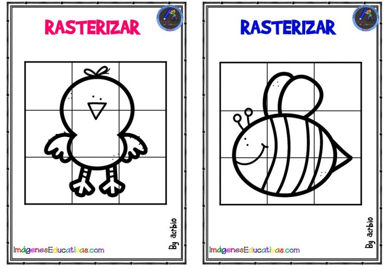Trabajamos la creatividad rasterización - Imagenes Educativas