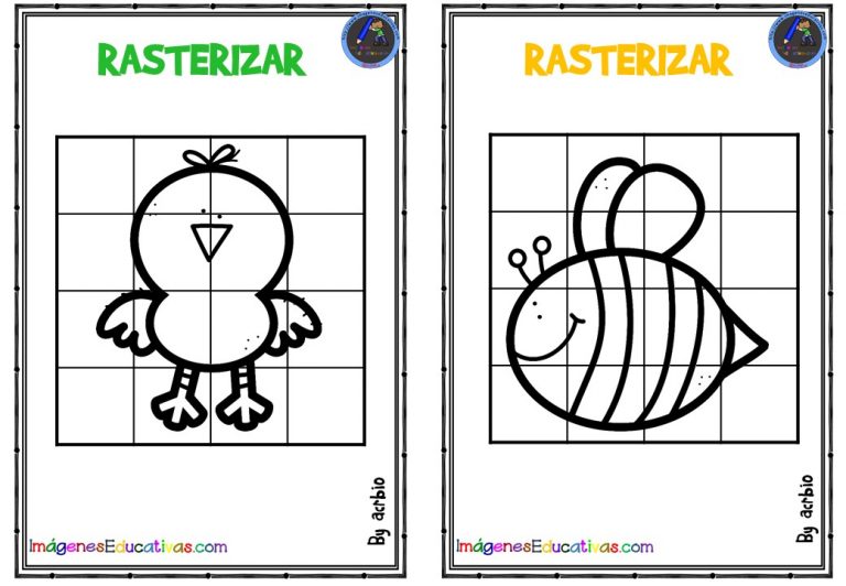 Trabajamos la creatividad rasterización - Imagenes Educativas