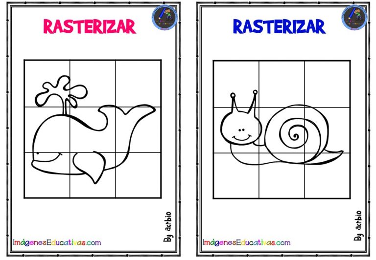 Trabajamos la creatividad rasterización - Imagenes Educativas