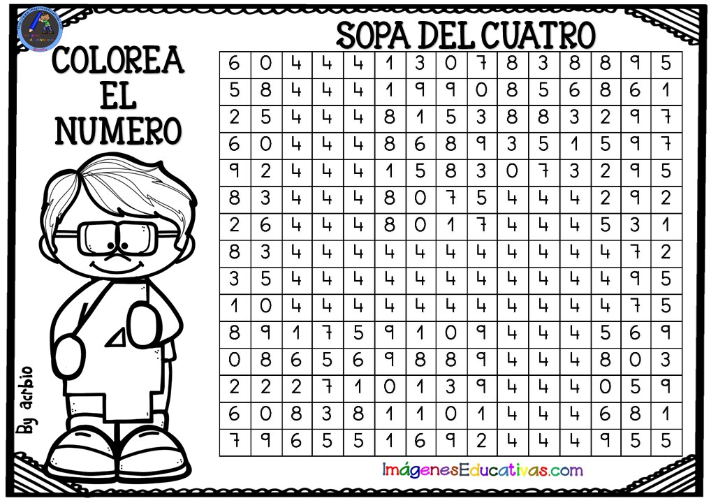 Sopa De Numeros Para Imprimir Pdf Sopas De Letras En Vrogueco