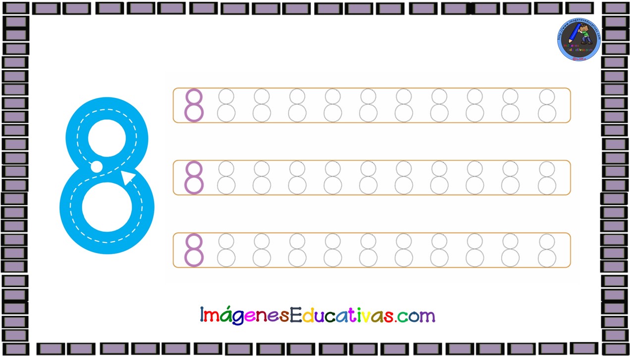 Repasamos el trazo en números del 0 al 10. - Imagenes Educativas