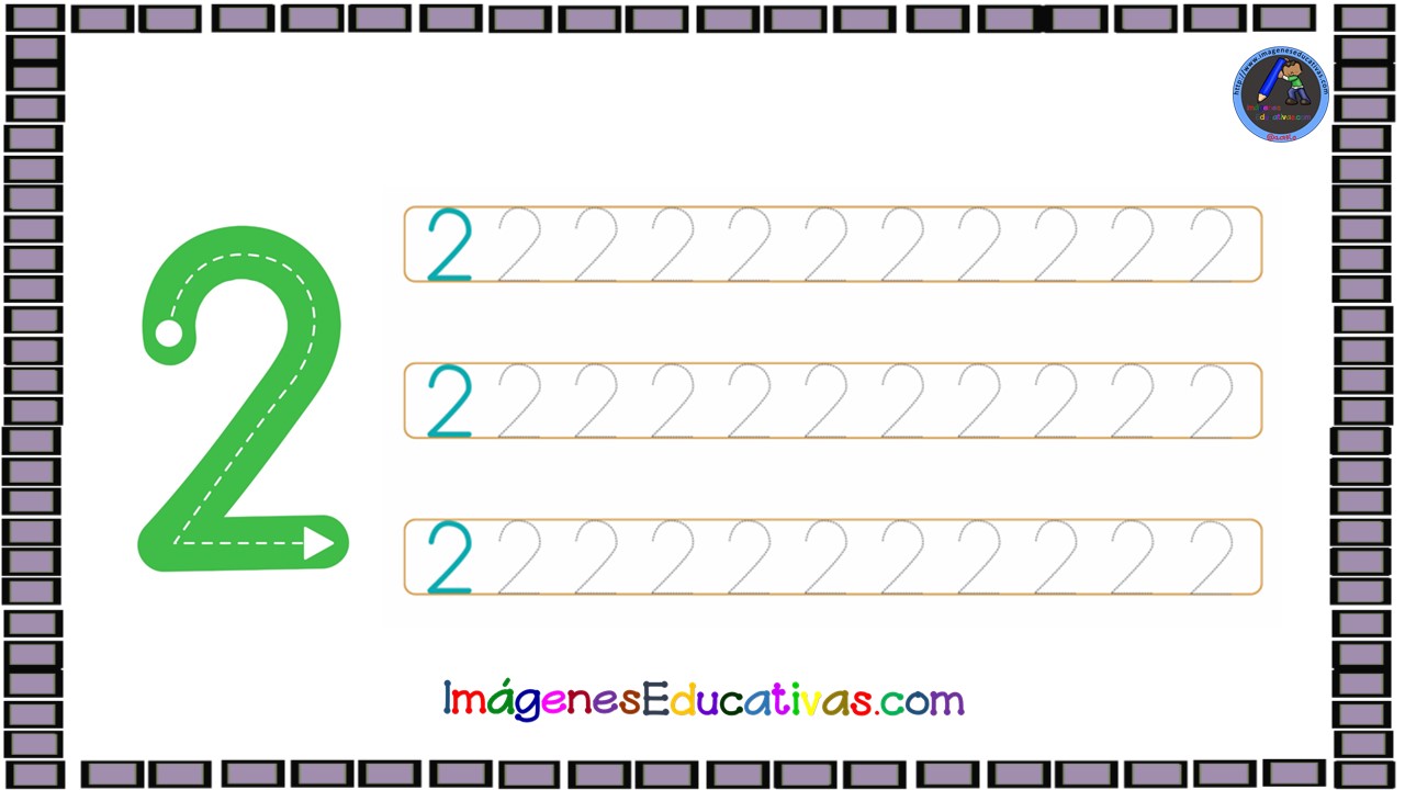 Repasamos el trazo en números del 0 al 10. - Imagenes Educativas