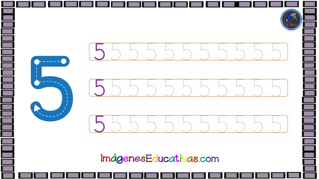 Repasamos el trazo en números del 0 al 10. - Imagenes Educativas