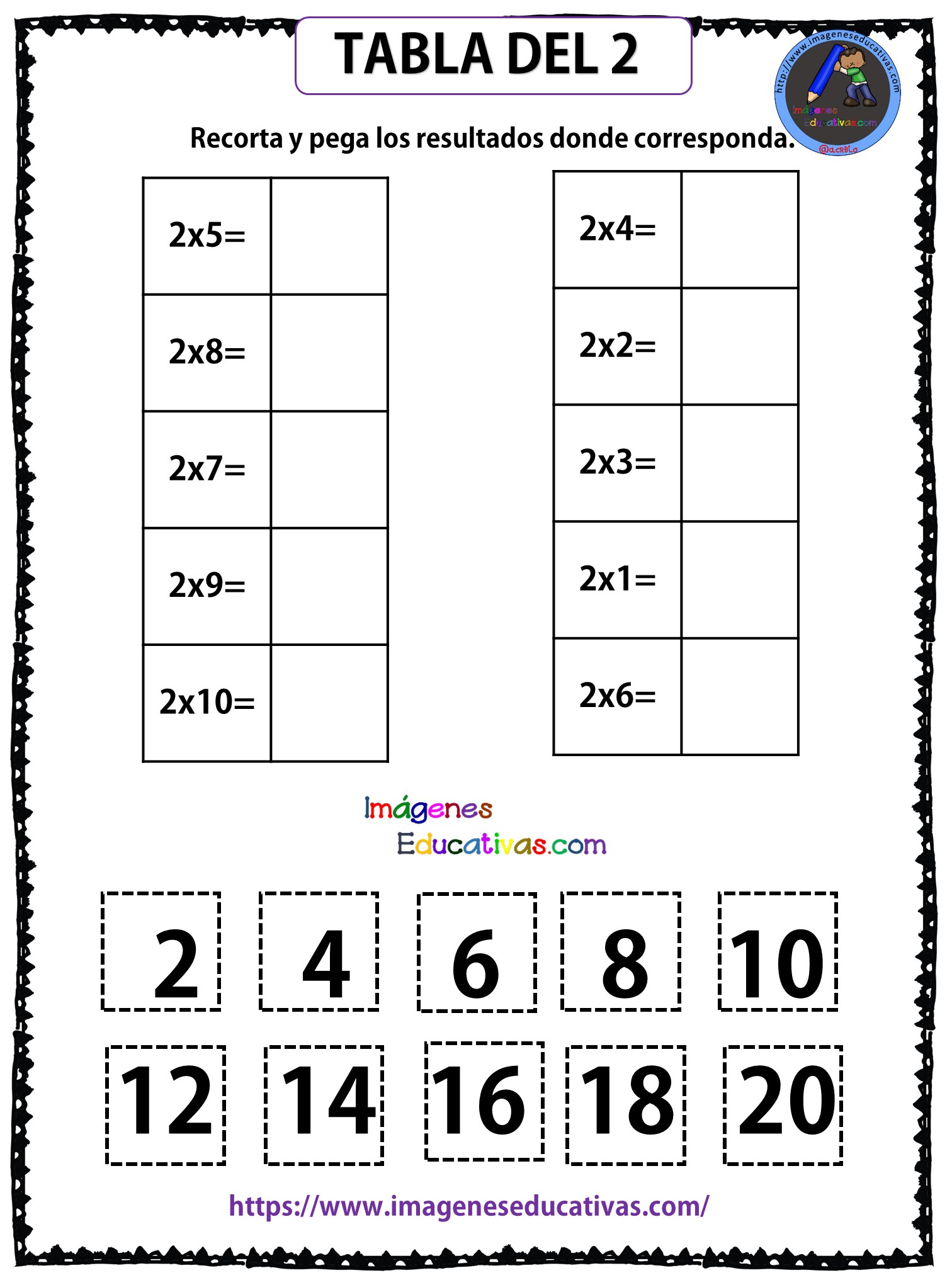 Tablas Multiplicar Segundo Primaria at Terrance Smathers blog