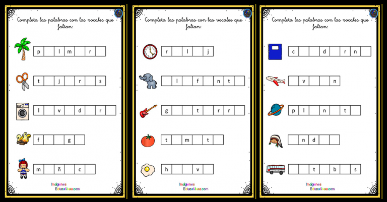fuga de letras Archivos - Imagenes Educativas