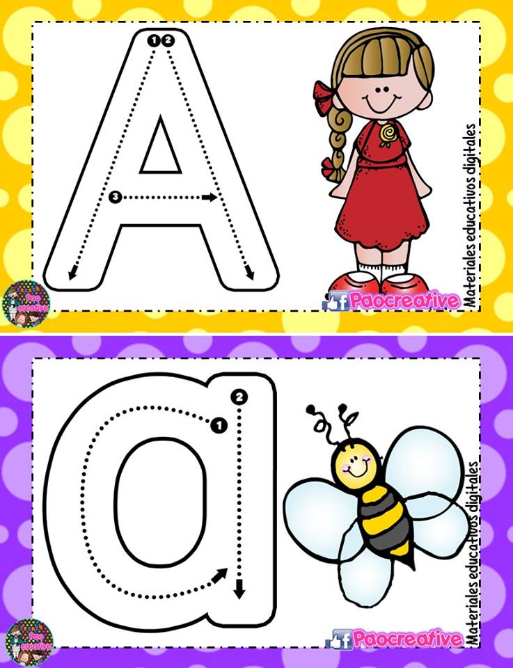 ABC GRAFOMOTOR MAYÚSCULA Y MINÚSCULA (1) - Imagenes Educativas