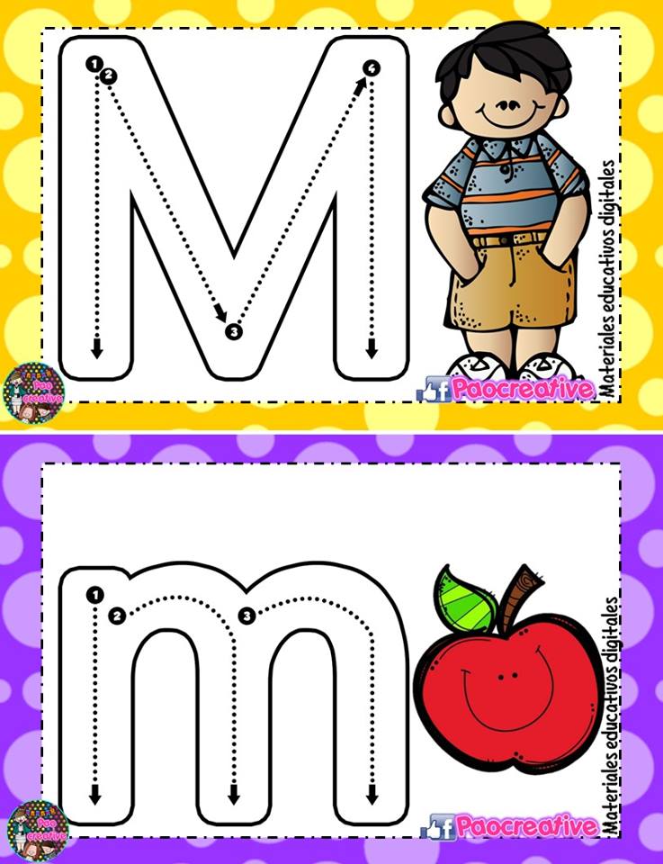 ABC GRAFOMOTOR MAYÚSCULA Y MINÚSCULA (15) - Imagenes Educativas