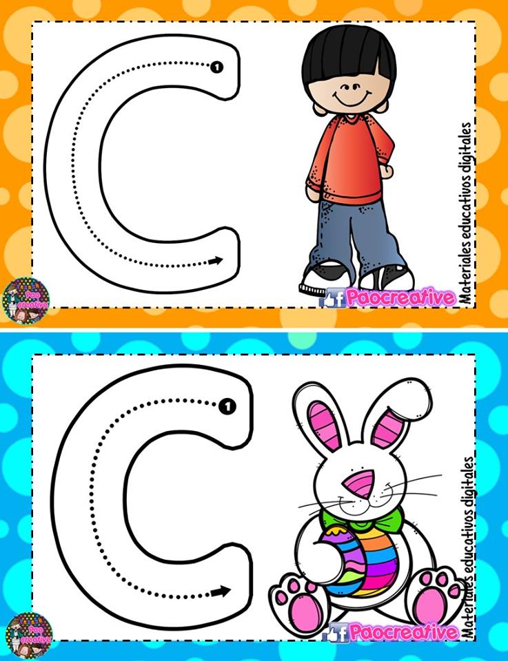 ABC GRAFOMOTOR MAYÚSCULA Y MINÚSCULA (3) - Imagenes Educativas