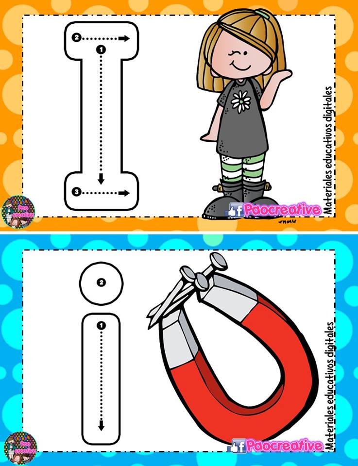 ABC GRAFOMOTOR MAYÚSCULA Y MINÚSCULA (9) - Imagenes Educativas