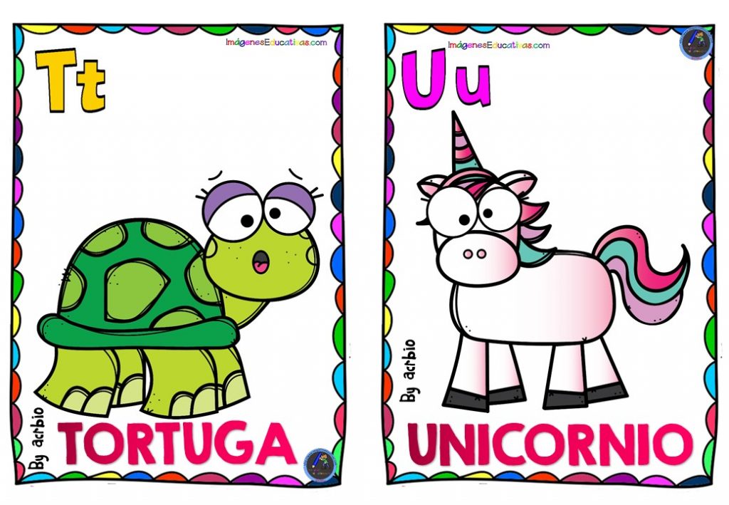 ABECEDARIO DE ANIMALES EN TARJETAS PARA PLASTIFICAR + LOTERÍA + BINGO 3 ...