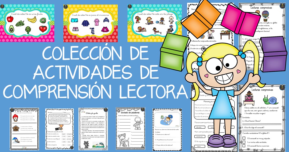 COLECCIÓN DE ACTIVIDADES DE COMPRENSIÓN LECTORA - Imagenes Educativas