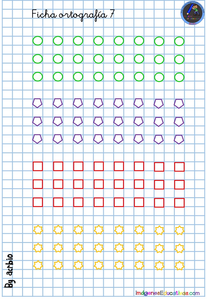 CUADERNO DE CALIGRAFÍA EN CUADRICULA PARA APRESTO Y PREESCRITURA ...