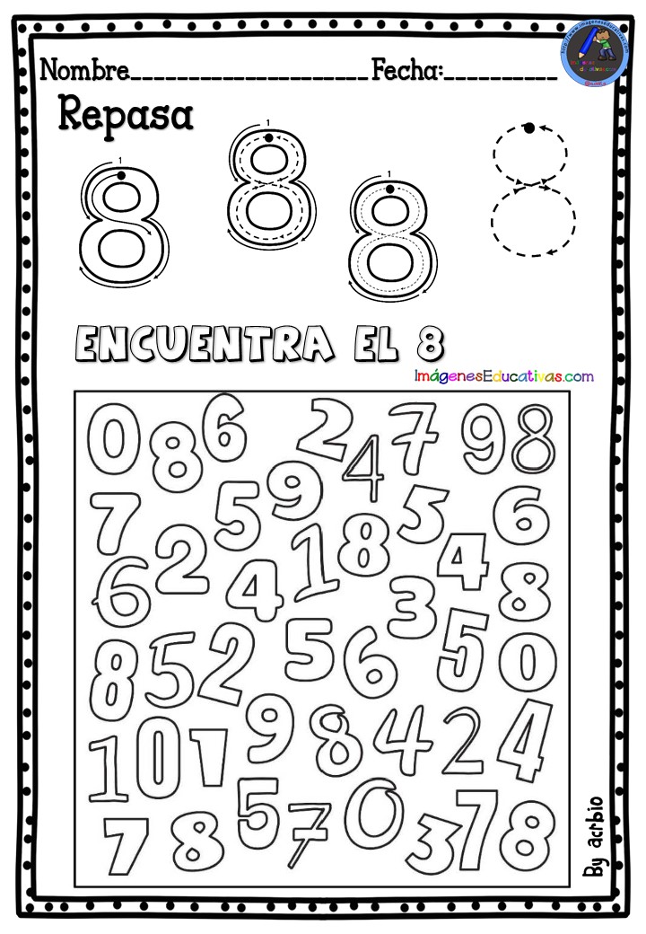 Cuaderno para trabajar los números (9) - Imagenes Educativas