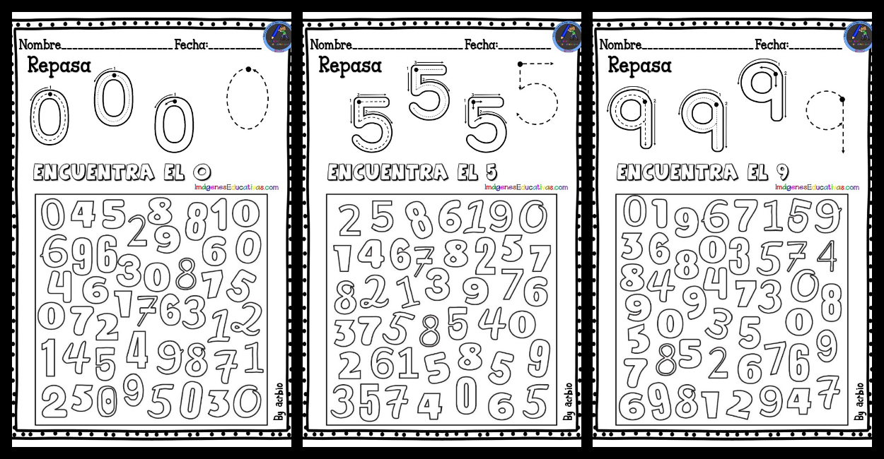 Cuaderno para trabajar los números PORTADA - Imagenes Educativas
