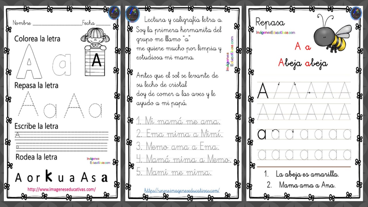 CUADERNO DE REPASO: LECTURA Y ESCRITURA DE VOCALES - Imagenes Educativas