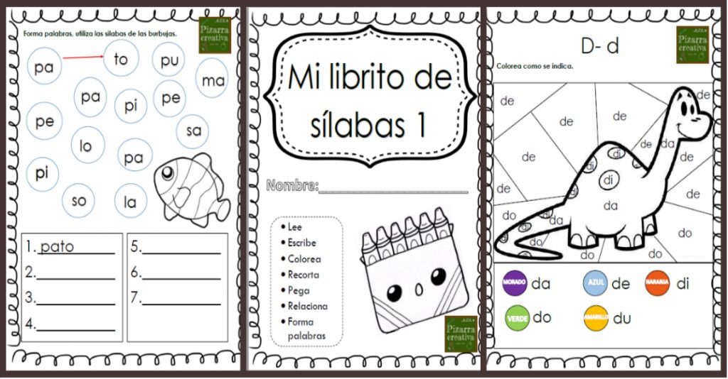 MI LIBRITO DE SÍLABAS PORTADA - Imagenes Educativas