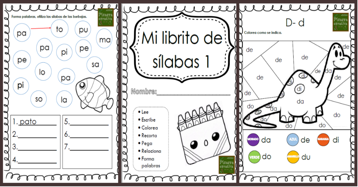 MI LIBRITO DE SÍLABAS PORTADA - Imagenes Educativas