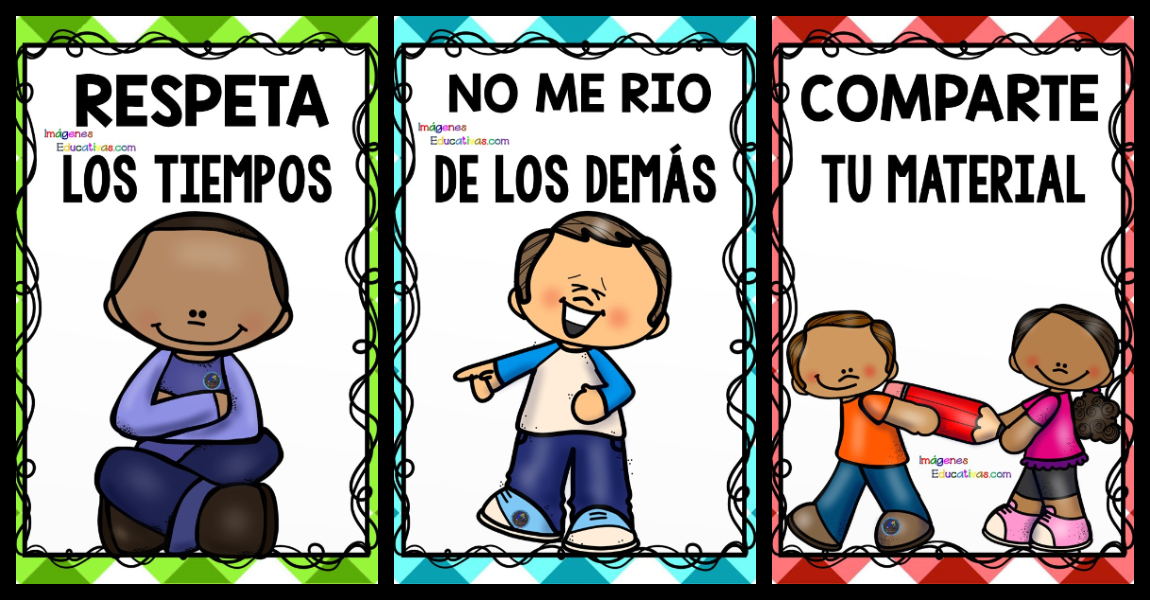 NORMAS DE CLASE carteles para decorar - Imagenes Educativas