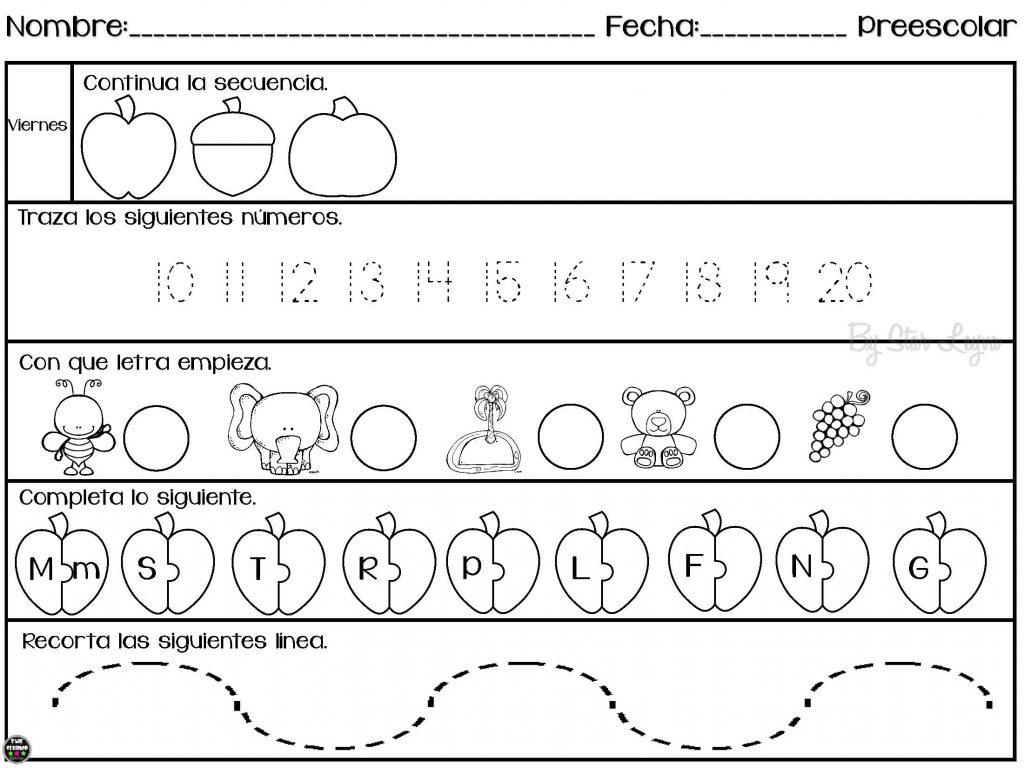 Super Recopilatorio Tareas Para Preescolar Hasta Tercero De Primaria
