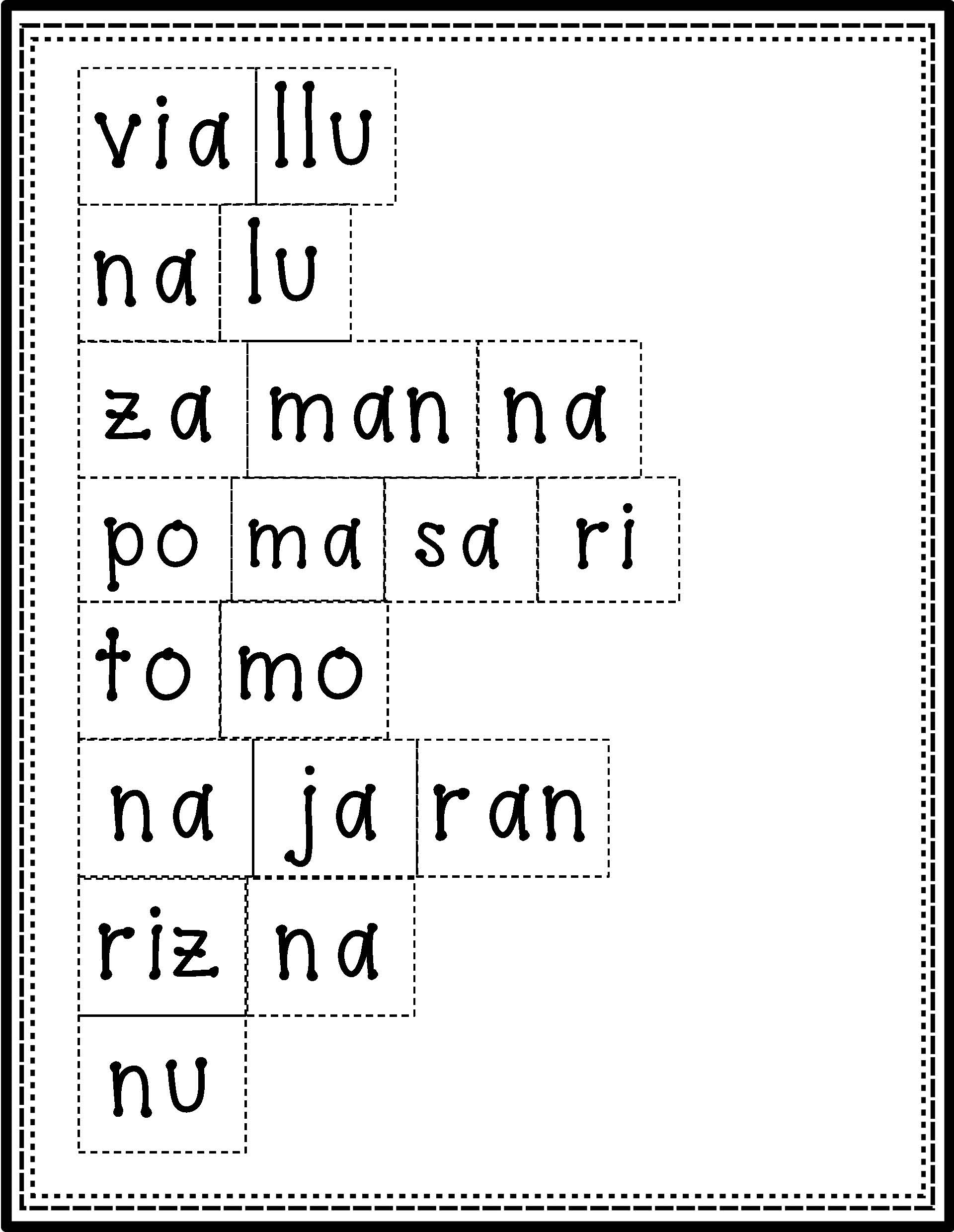 CUADERNO DE SÍLABAS - Imagenes Educativas