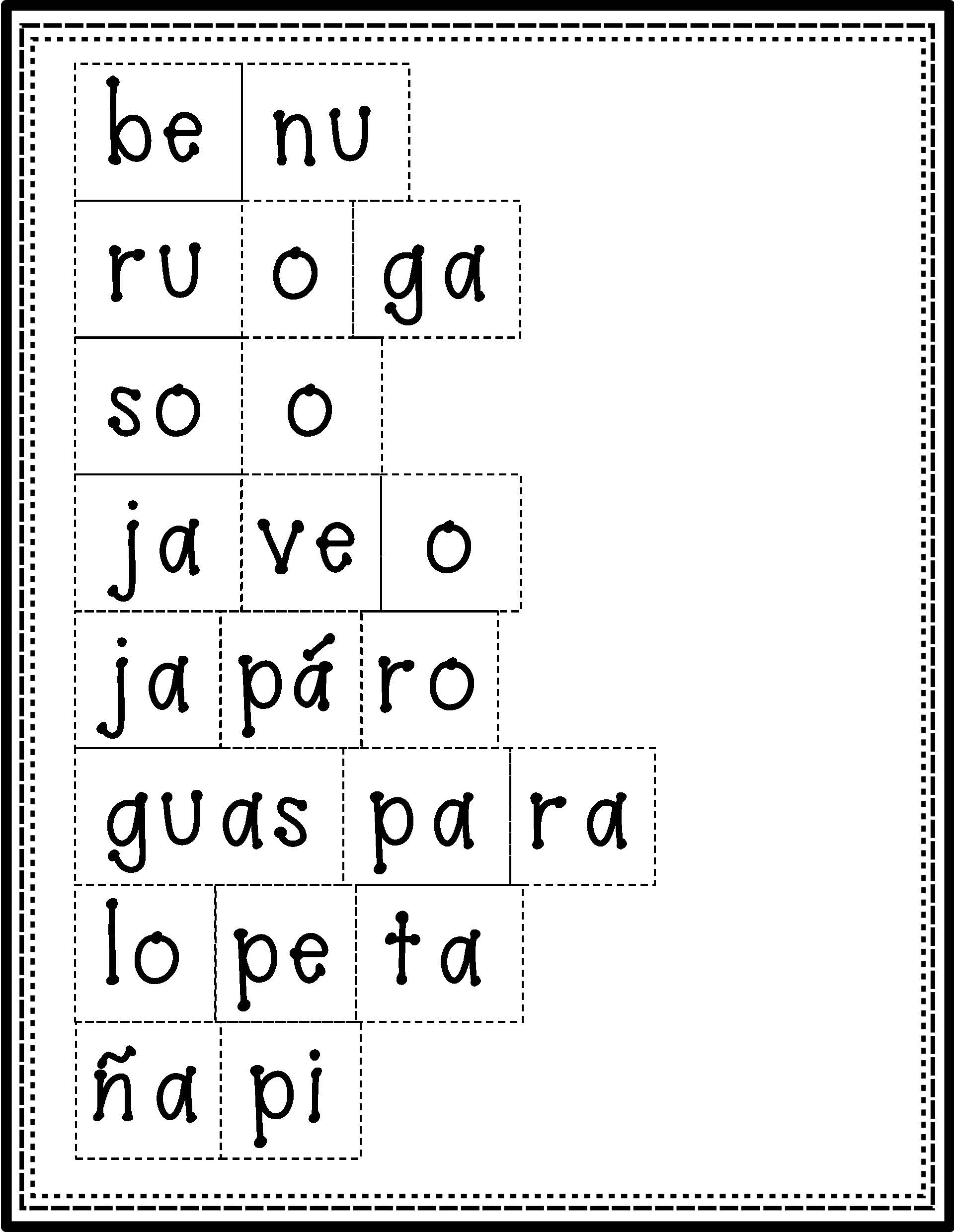 CUADERNO DE SÍLABAS - Imagenes Educativas