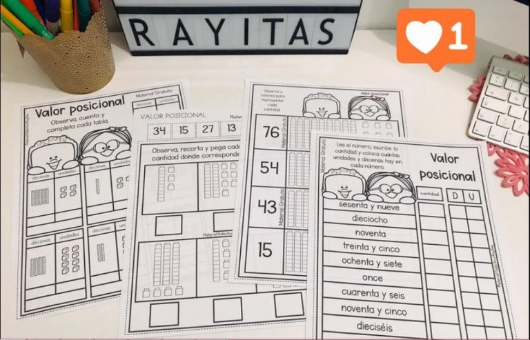Cuadernillo valor posicional - Imagenes Educativas