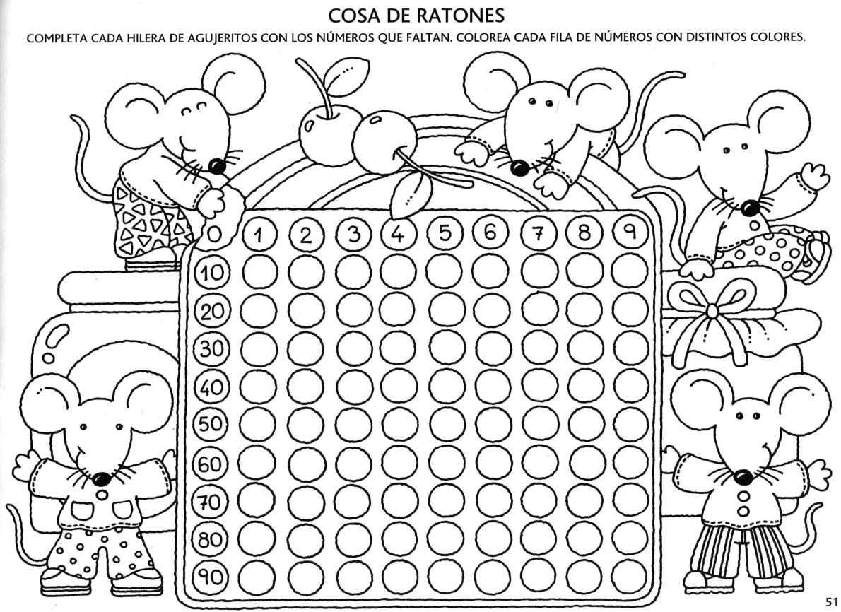Descubro los Números del 0 al 100 LIBRO COMPLETO_Página_51 - Imagenes ...