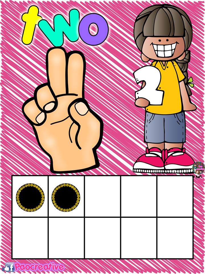 NÚMEROS MANITAS (14) - Imagenes Educativas