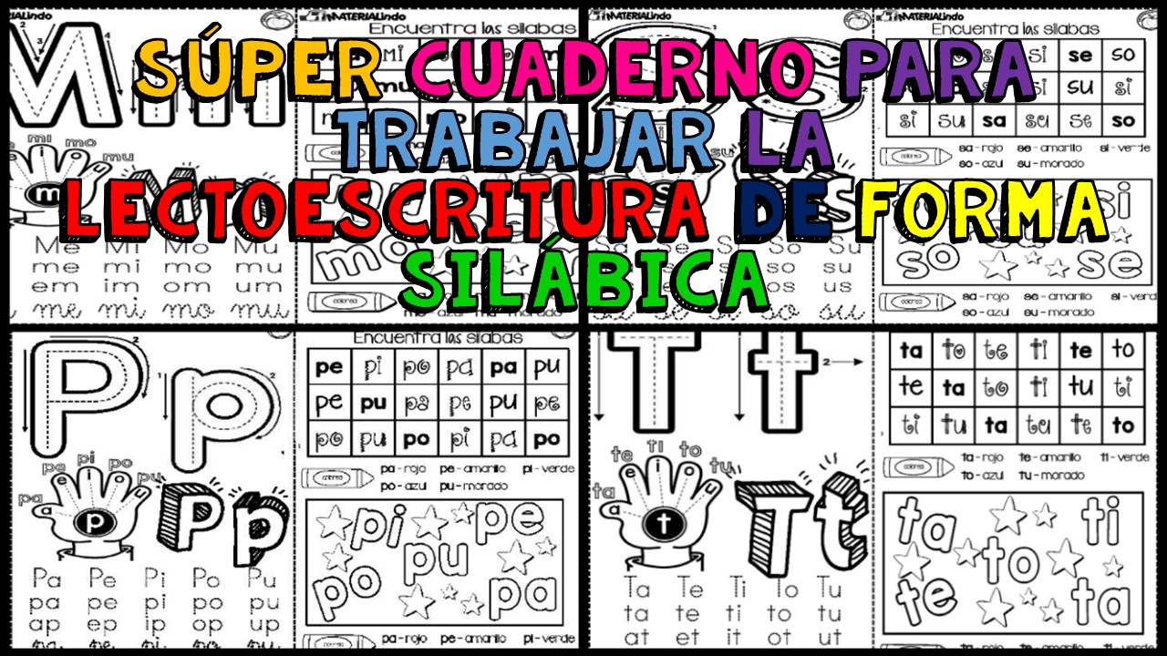 SÚPER CUADERNO SILÁBICO - Imagenes Educativas