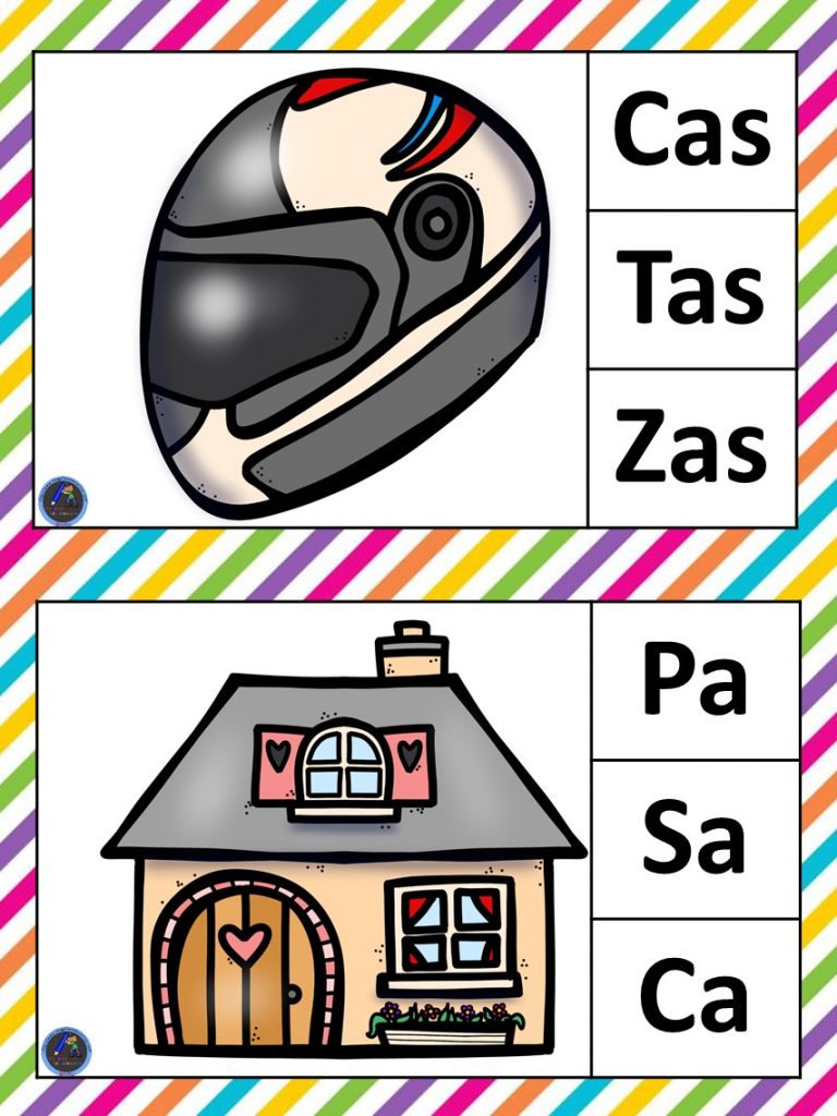 TARJETAS EDUCATIVAS Marca el sonido inicial (15) - Imagenes Educativas